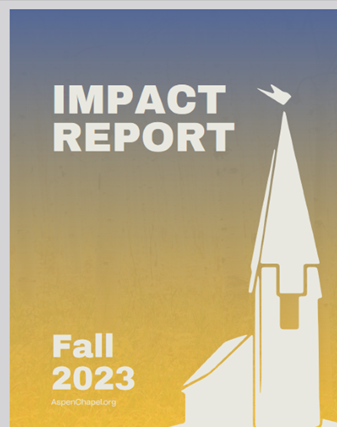 Aspen Chapel : What we have been up to recently